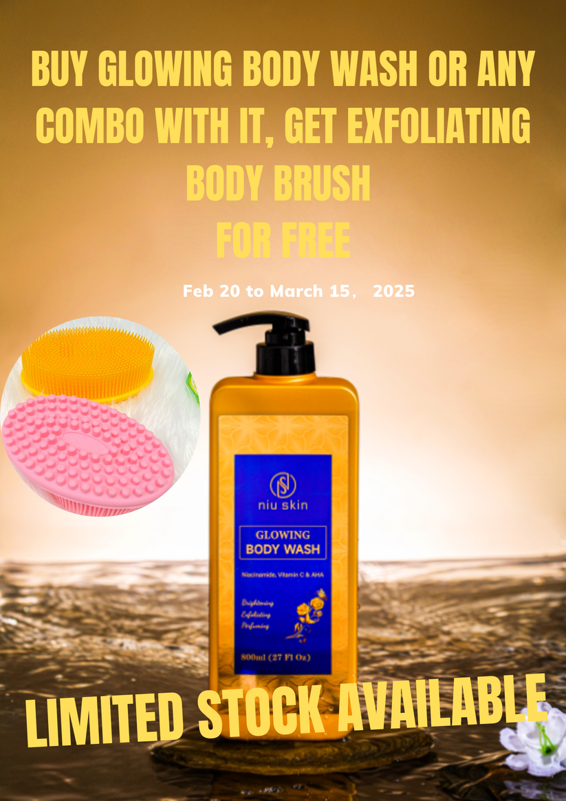 Glowing Body Wash 800ml – Niu Skin Cosmetics