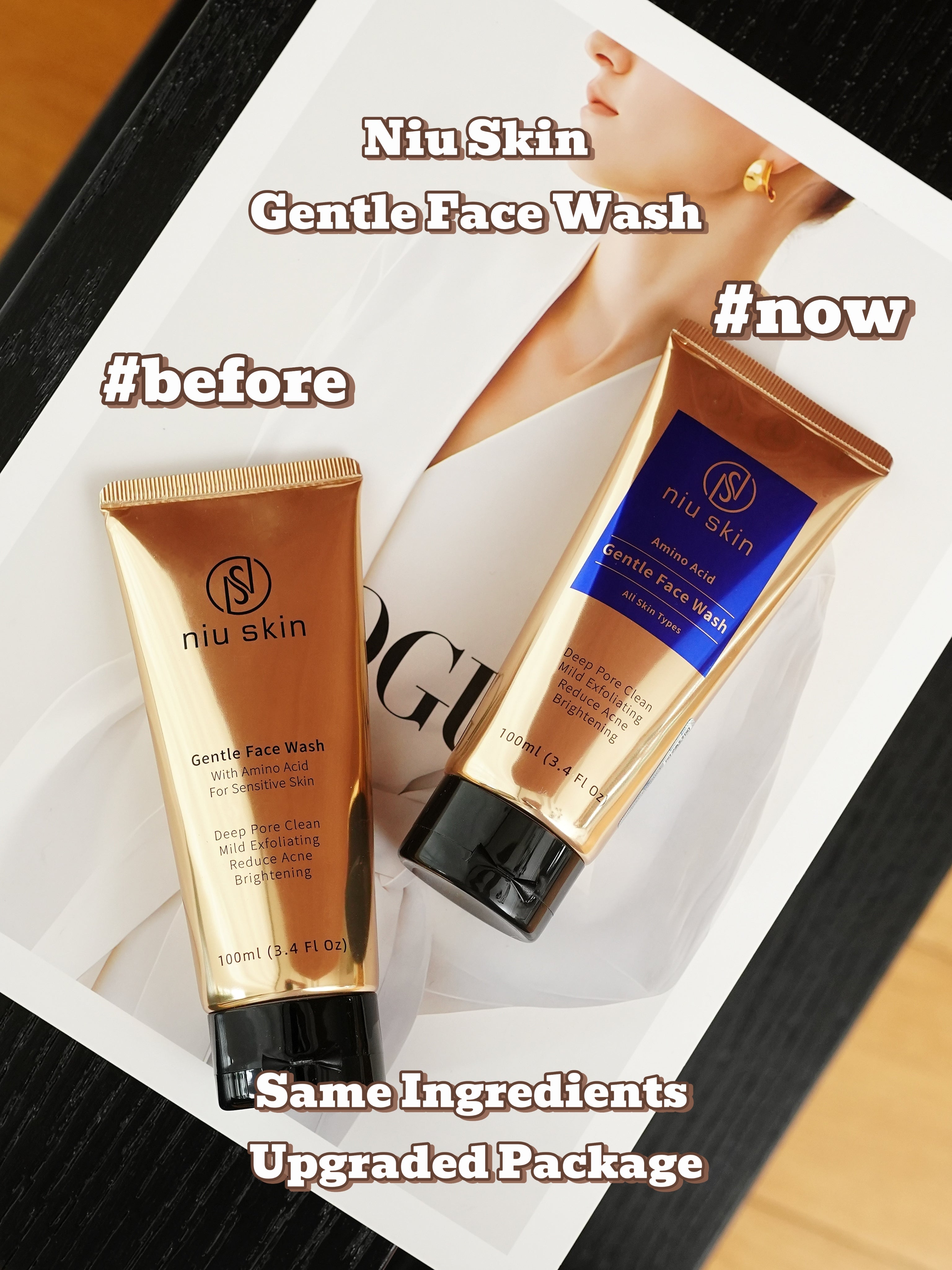 Gentle Face Wash – Niu Skin Cosmetics