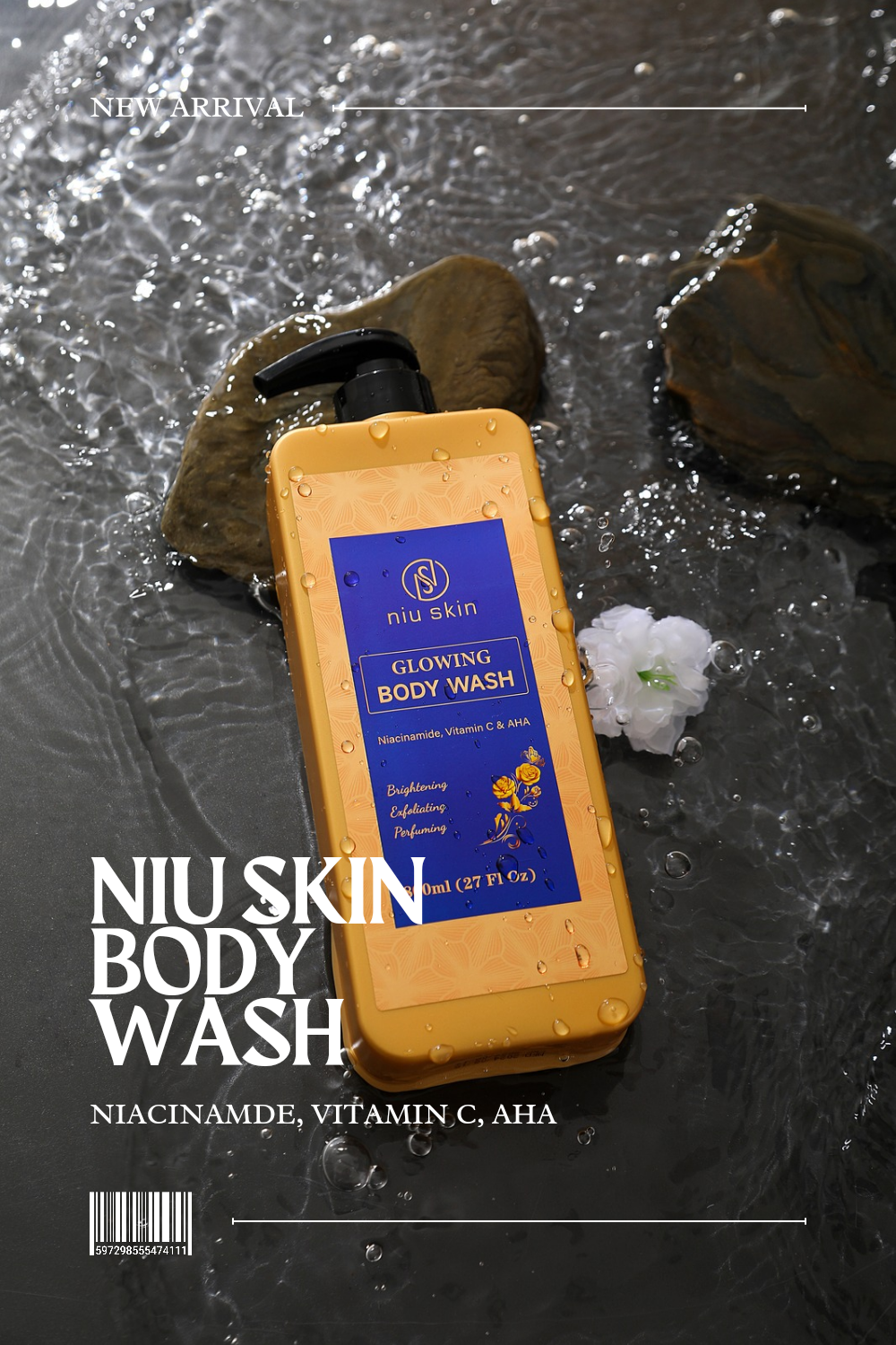 Glowing Body Wash 800ml – Niu Skin Cosmetics