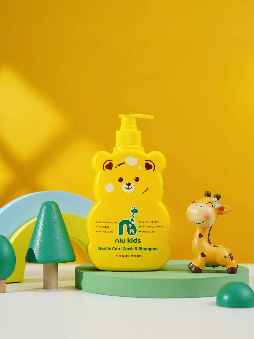 Niu Kids Gentle Care Wash & Shampoo Two in One 500ml – Niu Skin Cosmetics